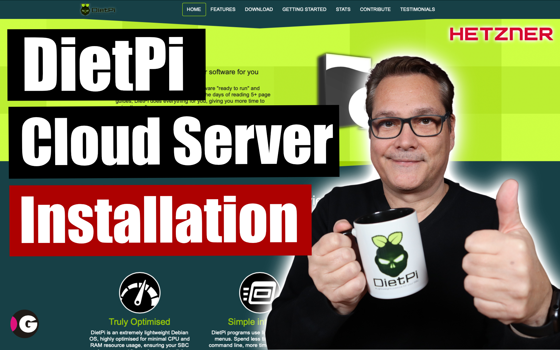 DietPi als Cloud Server - hier mit Hetzner Cloud - LOGIN TechBlog
